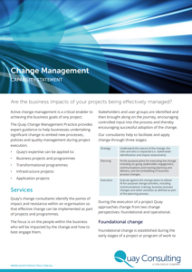 Capability Statements | Project Management Consultants | Quay Consulting