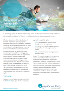 Capability Statements | Project Management Consultants | Quay Consulting